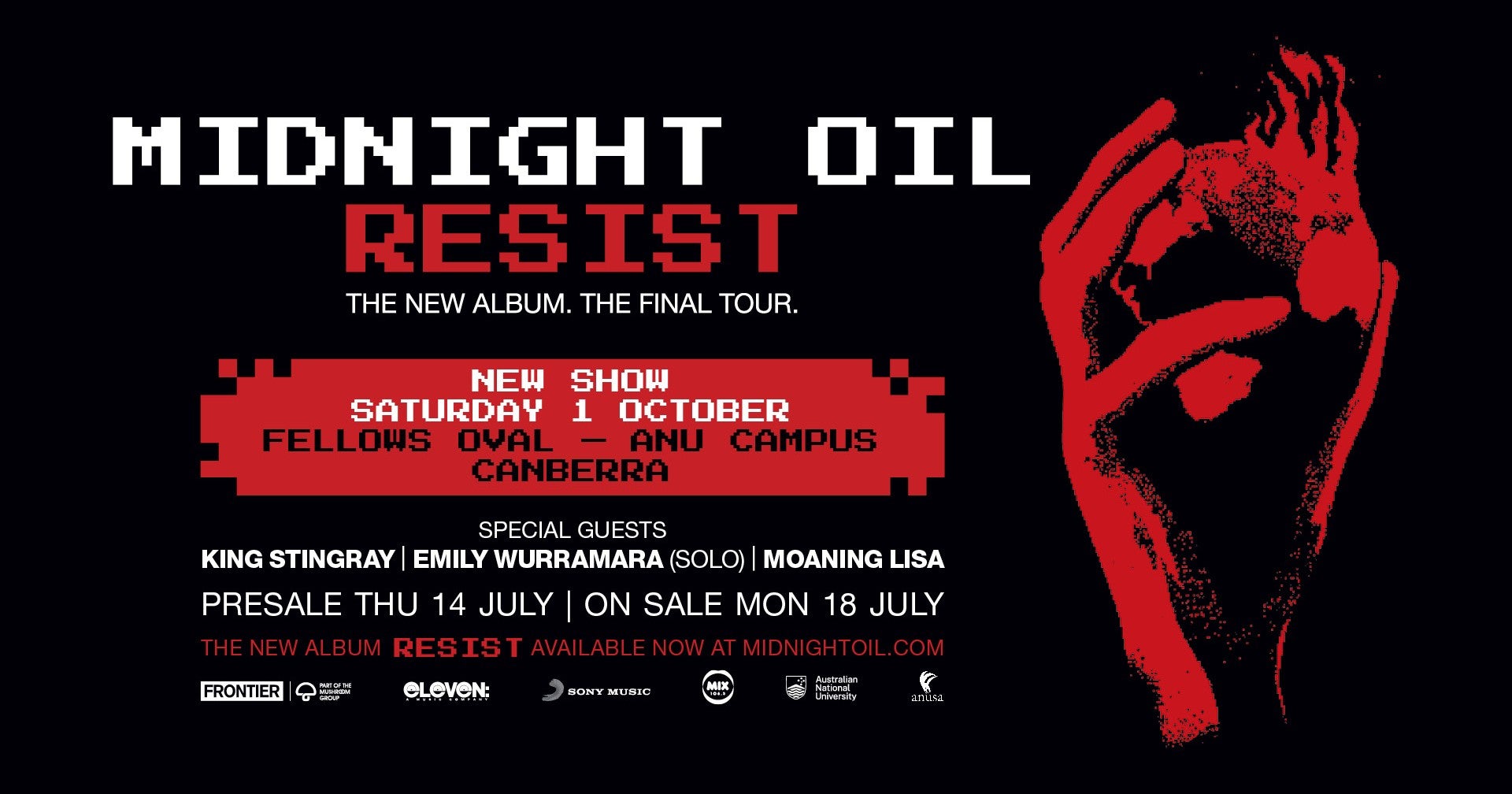 Aussie Rock Legends Midnight Oil Are Heading To Canberra | Breaking ...